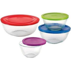 Pyrex | Kitchen | Pyrex 0 Years Glass Mixing Bowls 8piece Improved ...